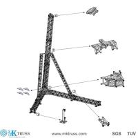 China Speaker Truss Outdoor Aluminum Mobile Goal Post Stand Tower with Simple Style for sale