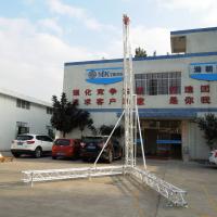 China 24ft Line Array Speaker Truss OEM Main Tube diameter and Spigot/ Screw/ Fork Connector for sale