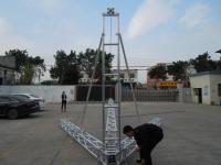China 24ft Line Array Speaker Truss OEM Main Tube diameter and Spigot/ Screw/ Fork Connector for sale