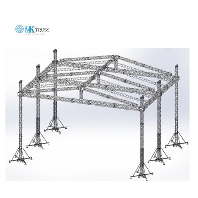 China 15-18 Degree Hardness Aluminum Folding Truss for Concert Scaffolding Parties and More for sale