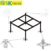 China 15-18 Degree Hardness Aluminum Folding Truss for Concert Scaffolding Parties and More for sale