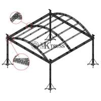 China Indoor and Outdoor Concert Stage Truss Fit 400 in Silver or Black with OEM Service for sale