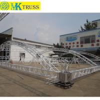 China MK Truss Square Spigot Aluminum Frame Truss for DJ Exhibition Event Conical Junction Way for sale