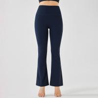 China Classic new double-sided nylon nude feeling lift hip tight nine-cent wide leg pants sports running fitness yoga pants wo for sale