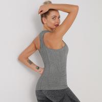 China Professional Seamless yoga lady back movement breathable tank top fast-drying fitness clothes jacket woman for sale