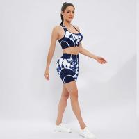 China Tie-dye back workout clothes for skinny fast-drying yoga for sale