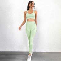 China High waist in summer no embarrassment line exercise suit yoga suit women for sale
