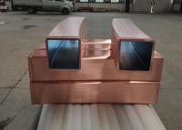 China 170mm Copper Square Tube CCM Copper Mold Tube Continuous Casting for sale