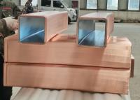 China CuAg Continuous Casting Mould Tube Copper 80mm X80 Mm Thermal Conductivity for sale