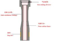 China Elongated Long Refractory Nozzle Ladle Shroud Al2O3 Pipe Shape for sale