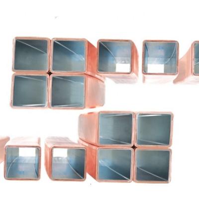 China CCM Copper Rectangular Tube DHP Square Pipe High Mechanical Stability for sale