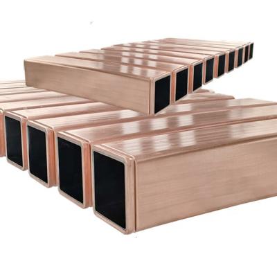 China Liquid Steel Continuous Casting Mould Tube 12mm IOS Square Copper Pipe for sale