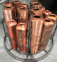 China 8mm Wall Copper Mould Tube Continuous Casting DHP Large Stiffness for sale