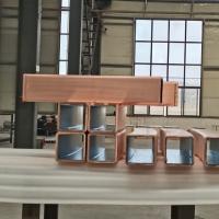 China CCM Machine Copper Mould Tube Square 190mm DHP Continuous Billet Caster for sale