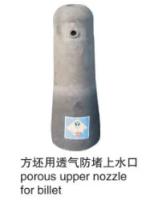 China Cylindrical Composite ZrO2 Ladle Shroud  Lining Tundish Upper Nozzle for sale