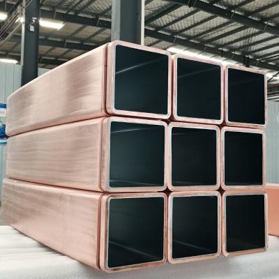 China DHP R9 300mm Square Copper Tube Continuous Casting Ccm Mould Tube for sale