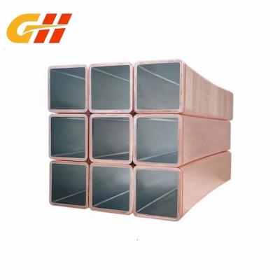 China CuAg Rectangular Copper Mold Tube Continuous Casting 220mm for sale