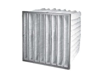 China 2000CFM F6 Pocket Filter Low Resistance Fiberglass Rigid Pocket Filter for sale
