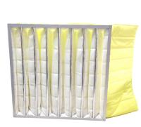 China Maximum Airflow 2000 CFM Air Pocket Filter Low Resistance For Industrial Air Filtration for sale
