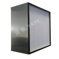 China 0.3uM Deep Pleated HEPA Filter 100 Grade High Efficiency HEPA Filter for sale