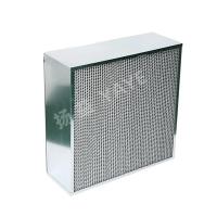China H13 H14 Deep Pleat Hepa Filter Cleanroom HEPA Filter With Aluminum Frame for sale