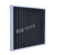 China Activated Carbon Pleated Panel Air Filter G4 Air Conditioner Hepa Filter for sale