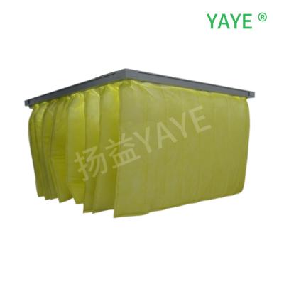 China 1um Filtration Pocket Bag Filter Low Resistance And Design for sale