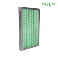 China Air Pre Filter G1 G4 Pleated Panel Filter ISO Aproved for Industrial Air Filtration Systems for sale