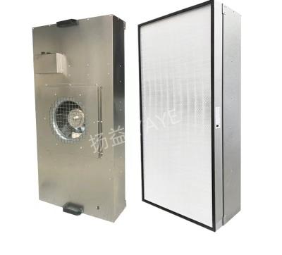China High Efficiency Filtration Cleanroom FFU Fan Filter Unit 1000m3/H Rated Air Volume for sale