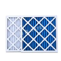 China Paper Frame G4 Pleated Panel Filter CE FCC Pleated Pre Filter G3 for sale