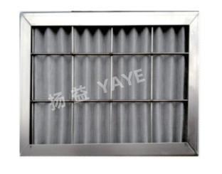 China Primary Pre Air Filter Metal Mesh G4 Efficiency Heat Resistant Filter for sale