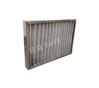 China Stainless Pleated Pre Filter G3 Hepa Filter High Temperature for sale