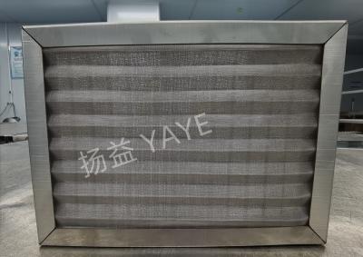 China High Temp Metal Mesh Pre Filter Stainless Heat Resistant Air Filter for sale