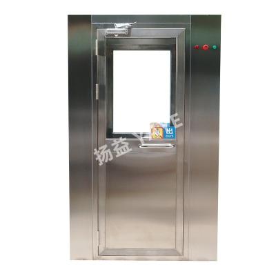 China Cleanroom One Person Stainless Steel Air Shower Room Customizable for sale