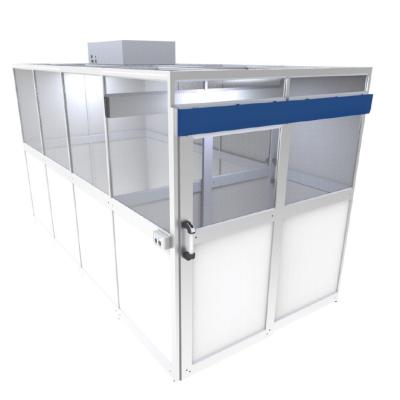 China 0.3um Portable Cleanroom 45-65% Humidity Small Portable Clean Room for sale