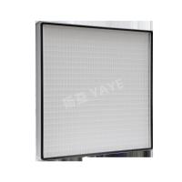 China YAYE Deep Pleat Aluminum Alloy High-Efficiency Air Filter H13/H14 High-Efficiency Particulate Filter for sale