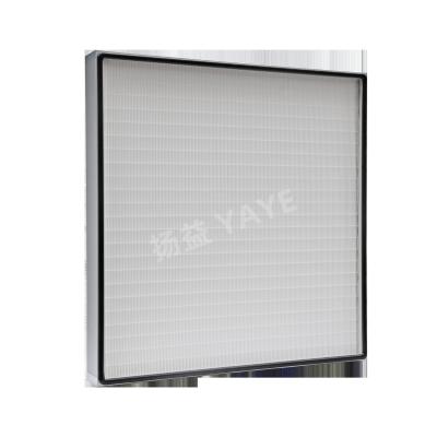 China YAYE Deep Pleat Aluminum Alloy High-Efficiency Air Filter H13/H14 High-Efficiency Particulate Filter for sale