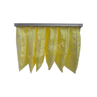 China Industrial Filtration Pocket Bag Filter F8 Portable Design Non-Woven Fabric with Medium and Low Resistance Durable Design for sale
