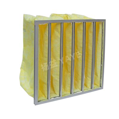 China Reusable Air Conditioning Bag Filter 90%Um Non Woven Pocket Filter for sale