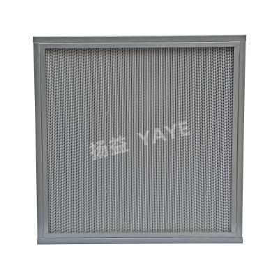 China Mini Pleated HEPA Air Filter 2000 M³/H Air Volume For Clean Room CE Approved for sale