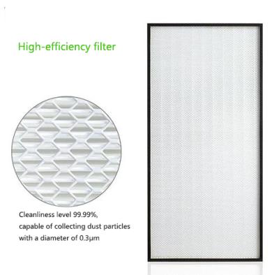 China YAYE Laminar Flow Hood Terminal Housings Cleanroom Best Filtration Fiberglass 99.995% 0.3micron H13 H14 Hepa Filter for sale