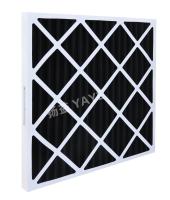 China Activated Carbon Panel Air Filter G4 Customized Pleated Panel Filter for sale