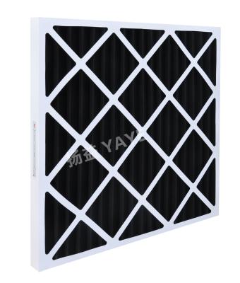 China Activated Carbon Panel Air Filter G4 Customized Pleated Panel Filter for sale