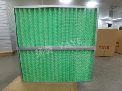 China Mini Industrial Pleated Pre Filter G1-G4 Primary Aluminum Frame for sale