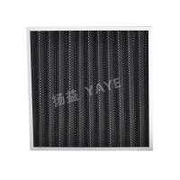 China Customized Folded Activated Carbon Filter Air Pre Filter For Odor Removal for sale