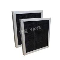 China Aluminum Frame Air Pre Filter Primary Carbon Panel Filter Carbon Panel Filter for sale