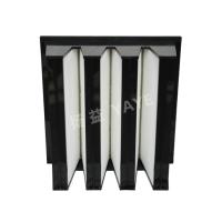 China Sub High Efficiency Air Filter H11 V Type Air Filter Low Resistance Plastic Frame for sale