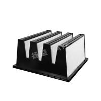 China Compact Industrial Cleanroom HEPA Filter HVAC V Bank HEPA Filter for sale