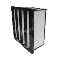 China H14 U15 V Bank Air Filter V Bank HEPA Filter 360 Degree Visibility for sale