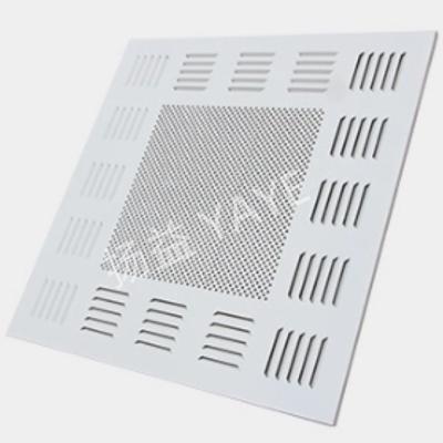 China Cleanroom Supply Air Outlet Rectangular Shape With White Finish for sale
